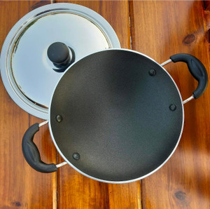 Butterfly Raga Non-Stick Aluminium Appachatty With SS Lid Shallow 20 CM ...