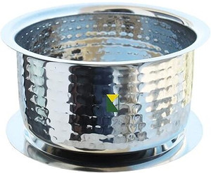 KITCART steel patila Pot 12 cm diameter 1 L capacity with Lid Price in ...