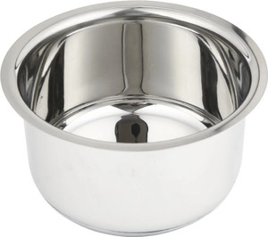 Aurum Stainless Steel Round Bottom Patila/Bhagona/Tapeli Tope 1 L ...