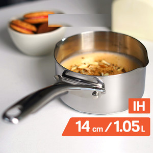 Meyer Nickel Free Stainless Steel Open Chai Pan / Milk Pan 14 cm ...