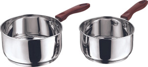 VINOD Stainless Steel Saucepan Set / Tea / Chai Pan, Riveted Sturdy ...