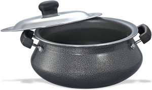 Prestige Select Plus Mini Non-stick Handi with SS Lid (4 Litres, Black ...