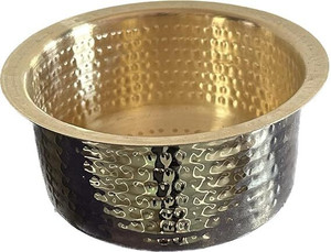 KITCART brass patila Pot 21 cm diameter 2 L capacity Price in India ...
