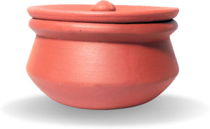 Five Star Terracotta Clay Cooking Pots with lid | Mitti Dahi , 750 ML ...