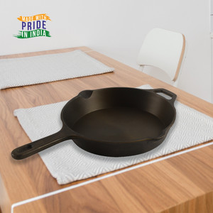 Kreme Corsica Pre-Seasoned Cast Iron NA Pan 30 cm diameter 1.5 L ...