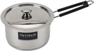 CHEFWORLD Stainless Steel Heavy Weight Sauce Pan With LID Encapsulated ...
