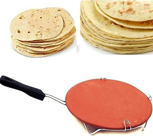 BS NATURAL clay tawa /Cooking Tawa for chapati Tawa 25 cm diameter ...