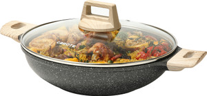 CaROTE with for Cooking Kadhai 24 cm diameter with Lid 2.4 L capacity ...