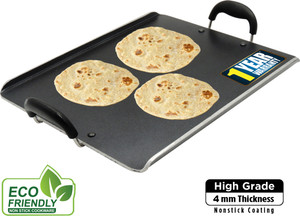 iBELL PT3833 DELUXE 4mm Non-Stick Aluminum Rectangle Roti/Pathiri Tawa ...