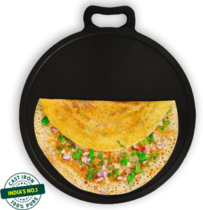 The Indus Valley Super Smooth Cast Iron Tawa for Dosa/Chapathi - 12 ...