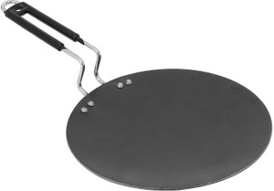 fozti Indian 12 Inches With steel Handle Roti Tawa 30cm diameter (Cast ...