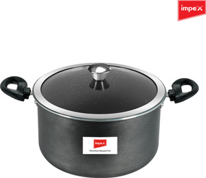 IMPEX Nonstick Biriyani pot Sauce Pan 30 cm diameter with Lid 10 L ...