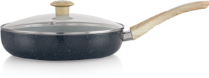 cookwell Microcrystal Stir Fry Pan 24 cm diameter with Lid 1.5 L ...