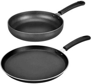 Sri vasavi ganga Fry Pan 24 cm diameter with Lid 1 L capacity Price in ...