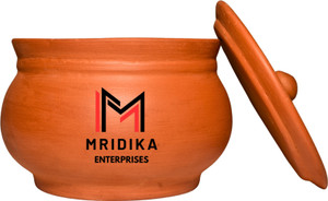 MRIDIKA Clay Pottery DAHI HANDI, ROUND Pot – 100% Natural PACK OF 2 ...