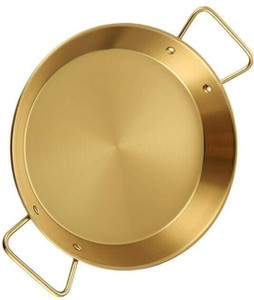 VALAJOGI Traditional Indian Cooking Pan Double Handle Spanish Cooking ...