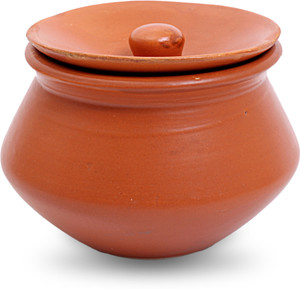 kala kriti Ceramic Organic Brown Dahi Handi, Clay Pot, Curd Bowl Pot ...