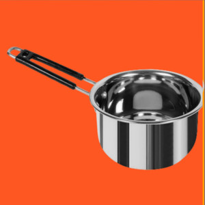 Strobine Stainless Steel Sauce Pan, Milk Pan, Tea Pan,Cookware Set ...