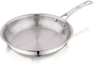 Allo CookSafe TriPly Stainless Steel Naturally Non Stick Fry Pan 26 cm ...