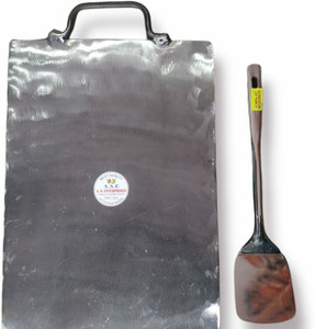 A S Enterprises 18 inch Pure Iron Healthy White Flat DOSA TAWA,ROTY ...