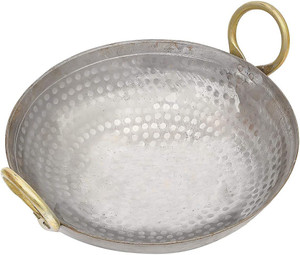 Mamma`s textiles Iron Kadai Lokhand Loha Hand Hammered Kadhai Heavy ...