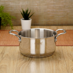 Sumeet Stainless Steel Induction Bottom (Encapsulated Bottom) Casserole ...