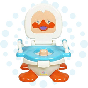 DANDLES Duck Potty Training Seat with Removable Bowl and Closable Cover ...