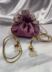 Manmayi Ananta Potli bag Potli Black - Price in India | Flipkart.com