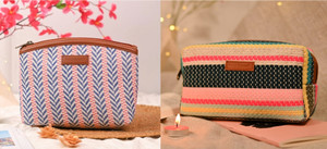 Visual Echoes Multi-Utility pouches Blue with Boho Box Pouch Neon Pouch ...