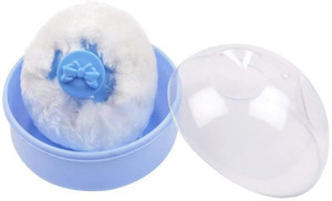 Baby Hashtag Baby Powder Puff with Box Holder Container for New Born ...