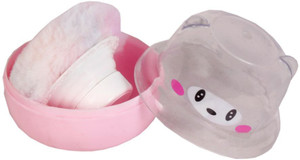 The ChipmunK Store Pink Powder Puff(with transparent lid) for Babies ...