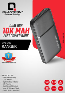 Quantron 10000 mAh Power Bank Price in India - Buy Quantron 10000 mAh ...