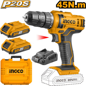 INGCO INGCO Power Tools 20V With 2 batteries Cordless Drill Price in ...