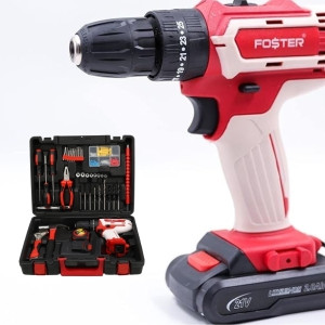 FOSTER FK 44-21 Cordless Screwdriver Machine | Dual Mode | Copper ...