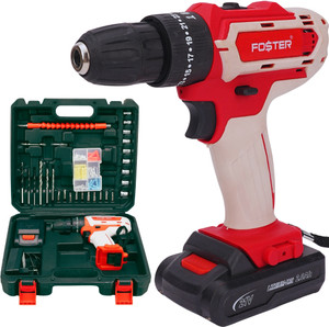 FOSTER FK 38-21 21V CORDLESS 38 Pcs Screwdriver dual speed drill ...