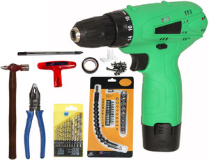 Digital Craft Cordless Drill 12V,2 Utility Tools,T Handle 2 IN 1 Screw ...
