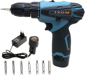 IZOM 12 Volt Battery operated Keyless Screwdriver Single battery CD ...
