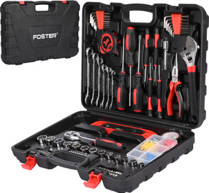 FOSTER FHT-908 Electrician and Plumber Tool Kit | 130 Pcs | Screwdriver ...