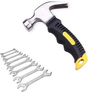 Red Champion Heavy Duty Small Hammer Stubby Mini Claw With 8 piece ...