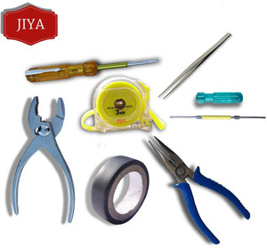 Jiya TOOL KIT -SLIP JOINT I MEASUREMENT 3M I TESTER I TAPE I NOSE PILER ...