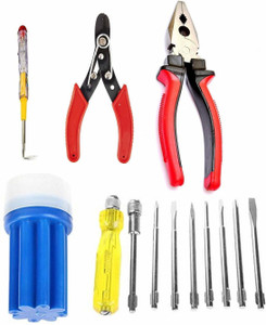 Toolhub TOOLHUB, Heavy Plier, Wire Cutter, Line Tester, & Combination ...