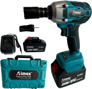 AIMEX MPT DT-270H CORDLESS BUSHLESS IMPACT WRENCH 3300 RPM WITH 2 SPEED ...