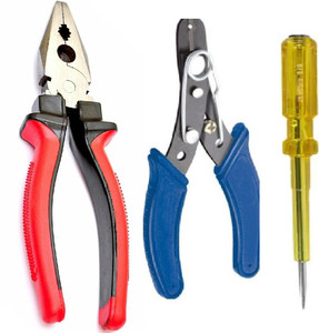 vyas Grip Lineman Combination Plier and wire cutter and voltage tester ...