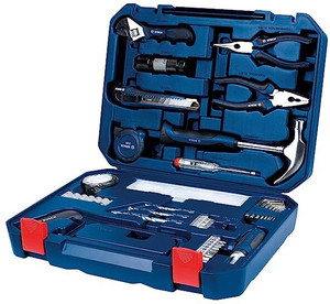 BOSCH Bosch 2607002790 All-in-One Metal Hand Tool Kit (Blue, 108-Pieces ...