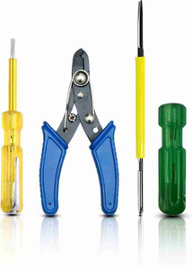 UKT Combo of line Tester, Wire Cutter & 2-IN-1 SCREWDRIVER Hand Tool ...