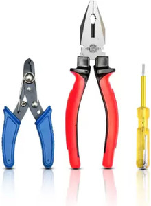 Kshivi 8"inch Lineman Plier with Line Tester and Wire Cutter Lineman ...