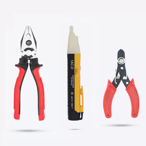Tools Titan Electrical Voltage Tester with Wire Cutter and 8"inch Plier ...