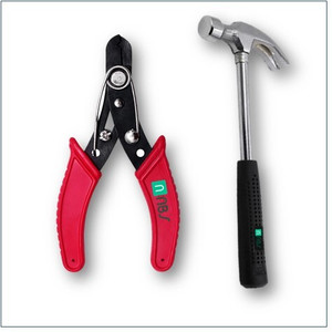 NBS NBS Wire Cutter and Steel Claw Hammer Hand Tool Kit Price in India ...