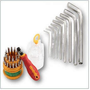 NBS NBS Jackly-6036 and 9 Pieces Steel Hex Allen Key Hand Tool Kit ...