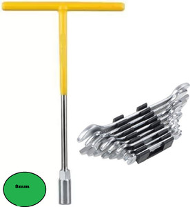 Airfit T-Socket 8mm,with open and 8pcs set Set for Automobiles/Bike/Car ...